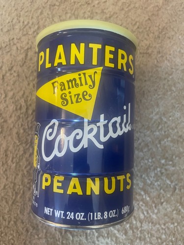 Planters Cocktail Peanuts Tin "Family Size" 24 oz. | eBay