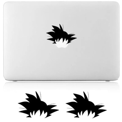 GOKU DRAGON BALL Z HAIR Vinyl Decal Sticker for Macbook Pro Air 13" 15 ...