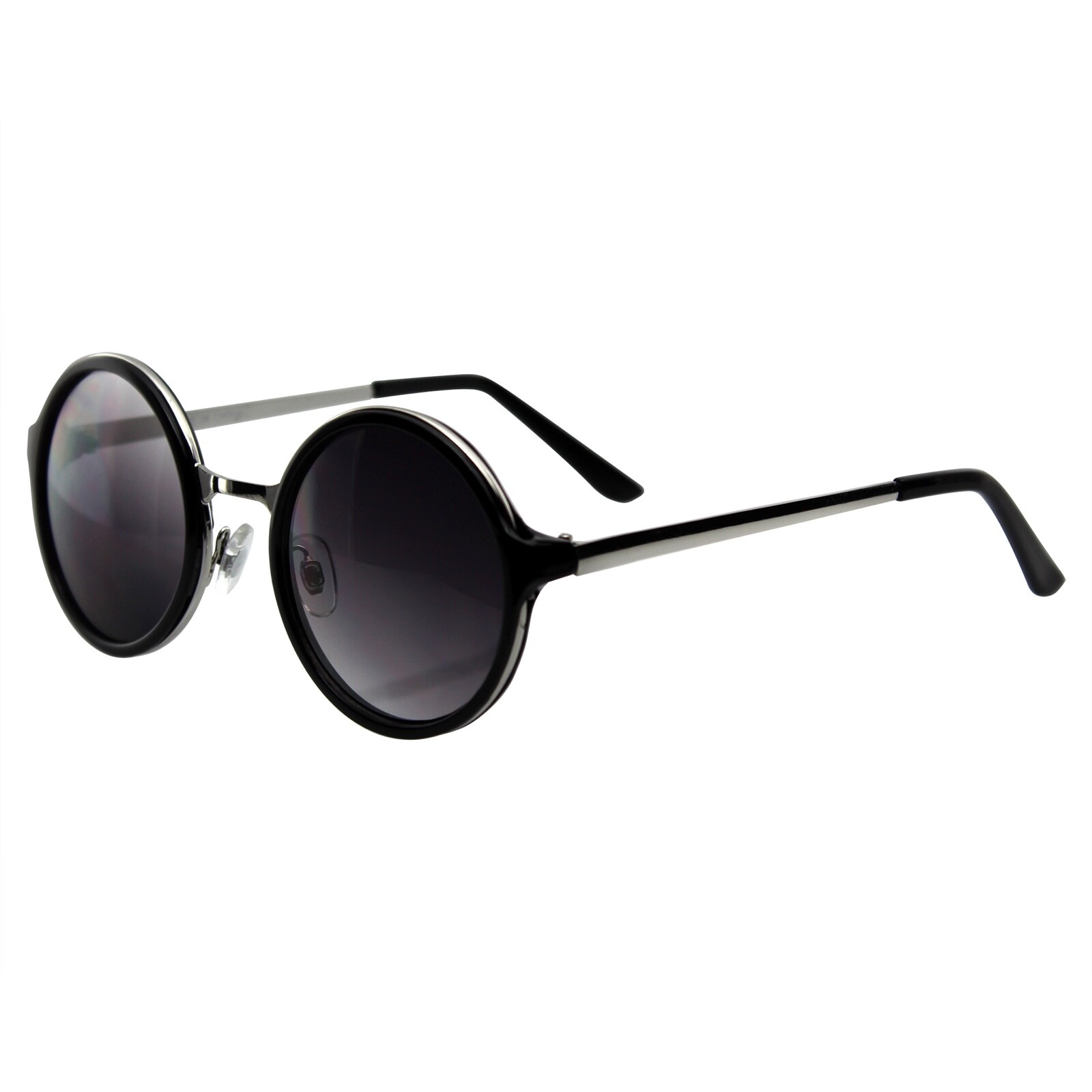 Sunglasses Round Sunglasses Retro Round Circle Lens Sunglasses Metal ...