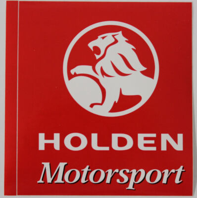 Holden Motorsport Decal Sticker Red Lion Logo Genuine Man Cave | eBay ...
