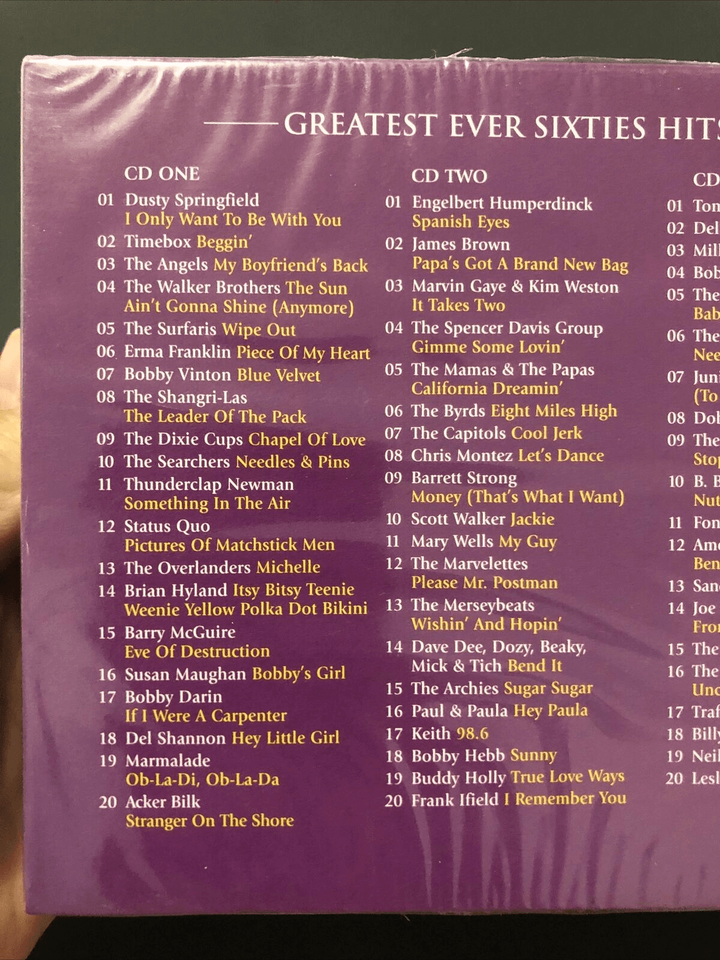 Various Artists - Greatest Ever Sixties Hits The definitive Collection ...