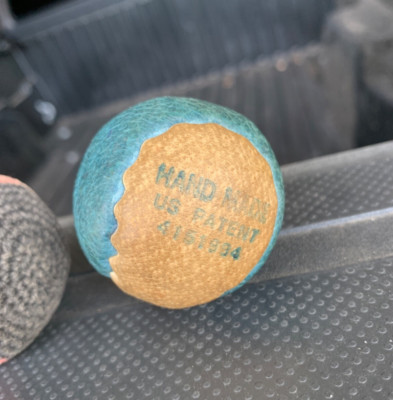 Vintage Leather Hacky Sack Lot Official Footbag Hand Made 2-Panel ...