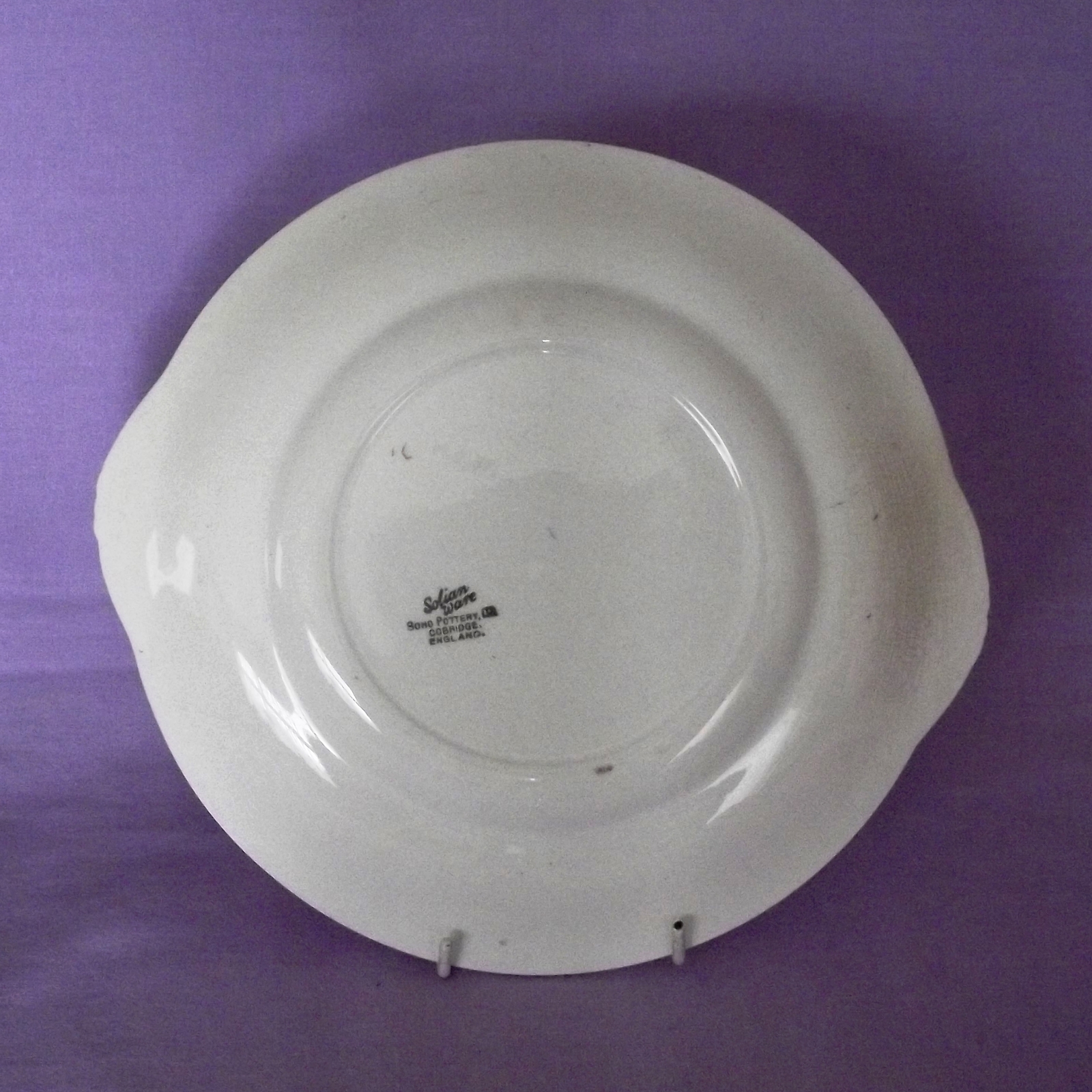 Soho Pottery Solian Ware Cake Plate pre-war vintage Art Deco | eBay UK