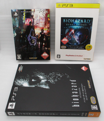 PS3 BIOHAZARD 6, Unveiled Edition & HD Remaster Collector's Japan ...