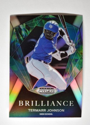 2022 Prizm Draft Picks Baseball Brilliance Silver BR-TJ Termarr Johnson ...
