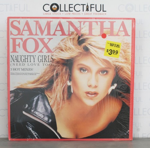 SAMANTHA FOX - NAUGHTY GIRL - JIVE 1987 - IN SHRINK - VINYL 12" SINGLE ...
