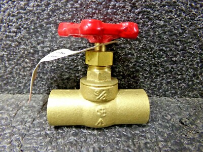 1 MUELLER 105-604NL Stop and Waste Valve,Brass,CXC,3/4 in. (DC) | eBay