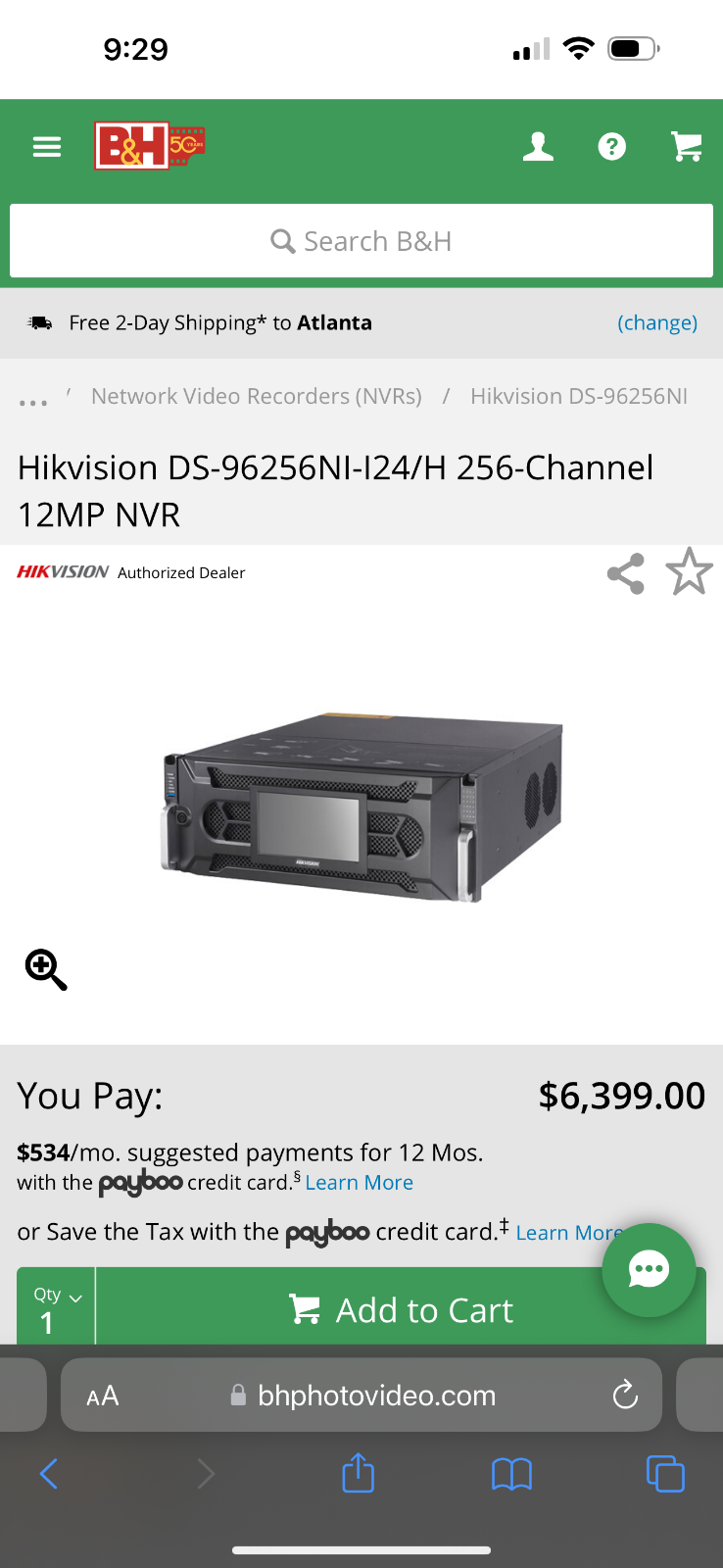 Hikvision DS-96256NI-124/H 256-Channel 12MP NVR | eBay