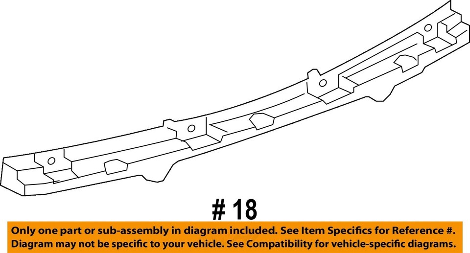 GM OEM 10-17 Equinox Rear Bumper Bumper Components-Upper Support ...