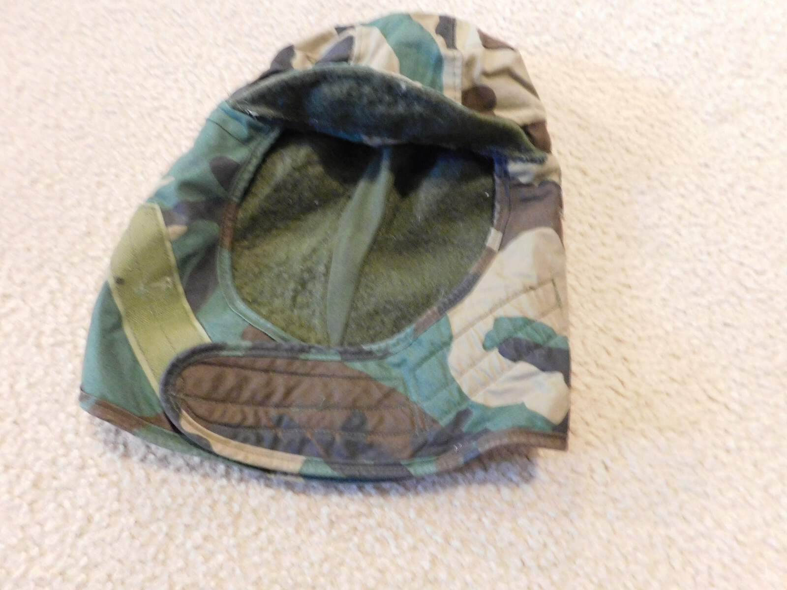 MILITARY WOODLAND COLD WEATHER CAP INSULATING LINER SZ 7 1/4 | eBay
