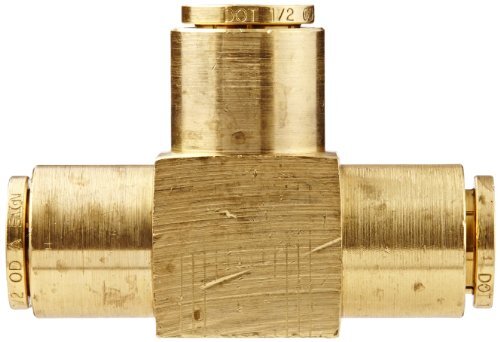 Eaton 1864x8 Brass Ca360 D.o.t. Air Brake Tube Fitting Union Tee 1/2 ...
