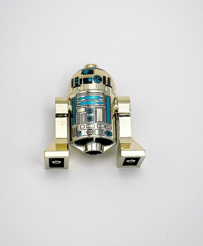 Lego Chrome Gold Astromech Droid R2-BHD Star Wars New!! | eBay