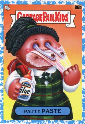 Garbage Pail Kids Late To School Spit Blue [99] Sticker 86B PATTY PASTE ...