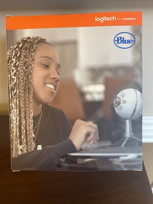 Logitech Blue Snowball iCE Plug And Play USB Microphone Content Creator ...