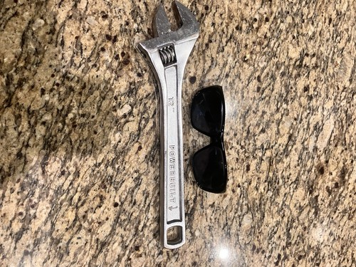 Vintage Chrome Vanadium 12" 300mm Adjustable Crescent Wrench only | eBay