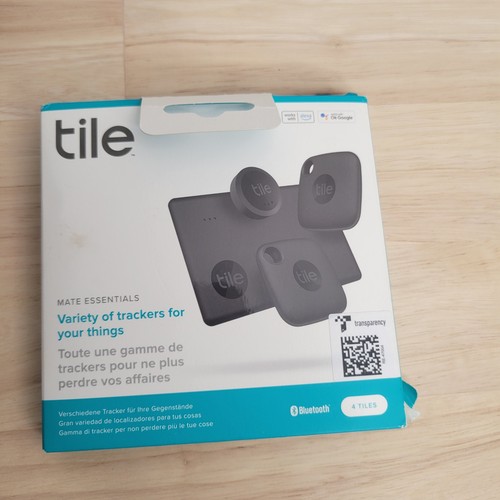 Tile Mate Essentials Variety of Trackers Bluetooth 4 Tiles Open Box ...