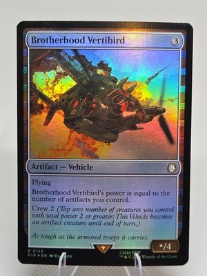 Brotherhood Vertibird FOIL X1 PIP MTG Fallout FB3 | eBay