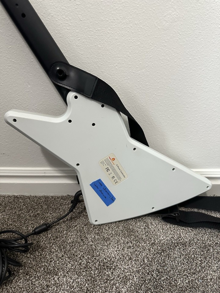 Xbox 360 Guitar Hero Xplorer Controller Red Octane Gibson Explorer ...