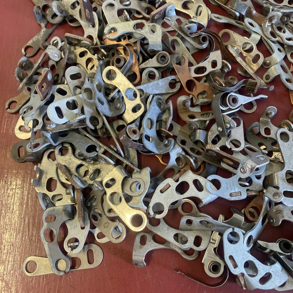 1930 's 1940 's 1950 's DELCO REMY TYPE CONTACT POINT SPRING FIXED ARM ...
