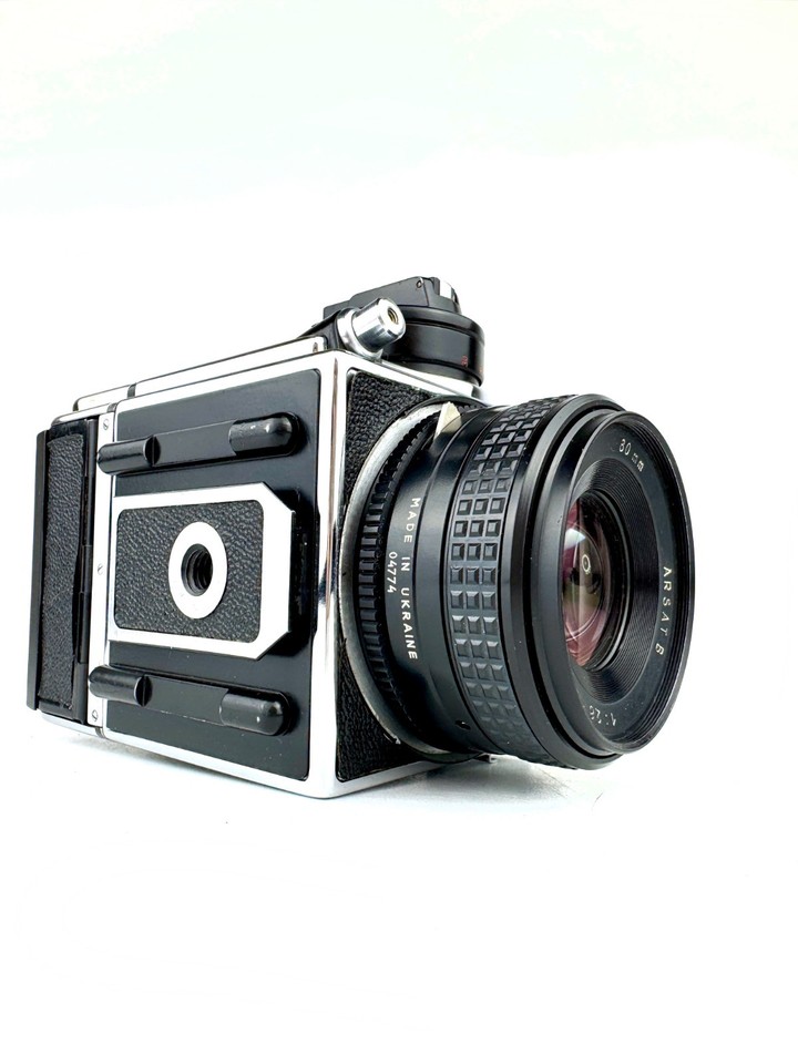 NEW Kiev 88 CM TTL Medium Format 6x6 Camera Kit + ARSAT-B 80mm f/2.8 ...