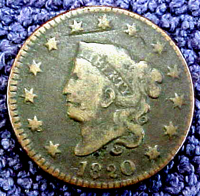 1820 U.S. LARGE CENT...........MIN. BID .01 & NO RESERVE! | eBay