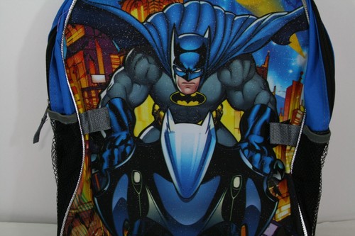 NWT Warner Bros. TM & DC Comics Batman Backpack & Detachable Lunchbox ...