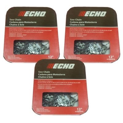 91PX45CQ (3PK) GENUINE ECHO 12" CHAIN CS-271T CS-301 310 330T 341 346 ...