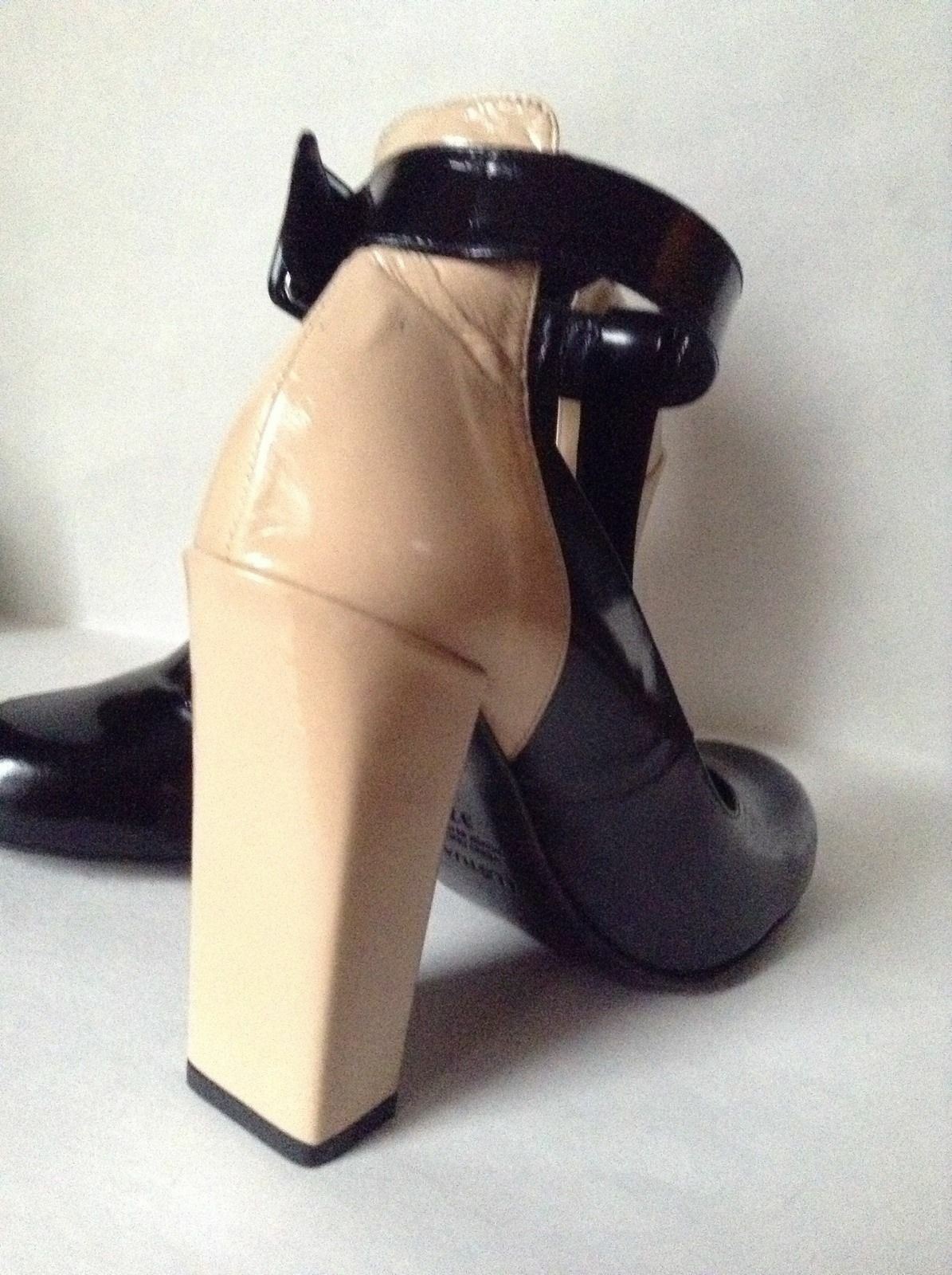 NEW JILL STUART Freja 2-tone T-strap Leather Pump (Size 37.5) - MSRP ...