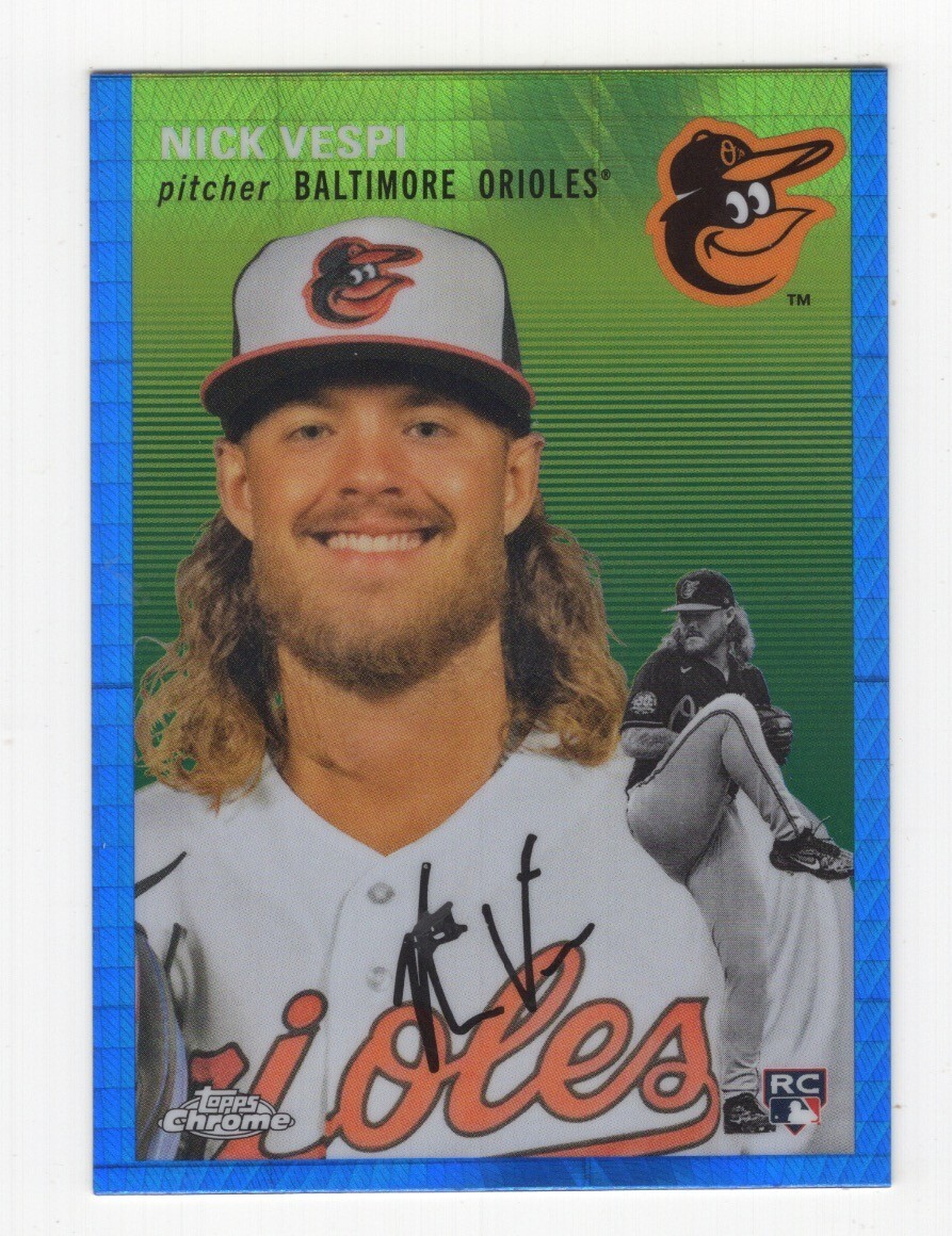 2023 Topps Chrome Platinum Anniversary - Blue Prism Refractor #91 Nick ...
