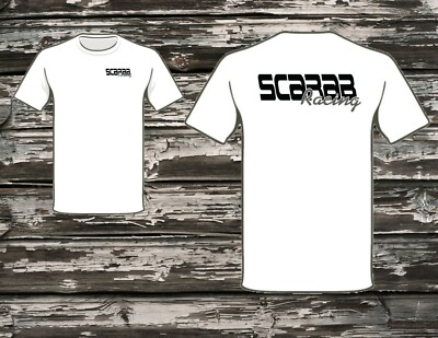 Scarab Racing Black and Grey Logo T-Shirt | eBay