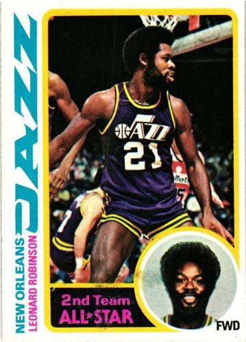 LEONARD ROBINSON 1978-79 Topps Basketball #30 FREE SHIPPING B16R2S15P14 ...