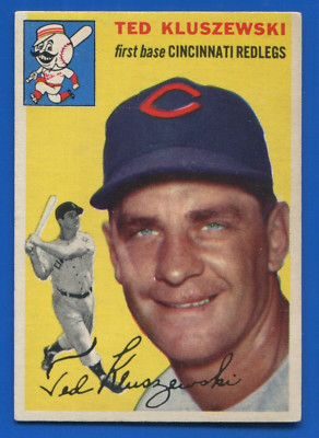 1954 Topps #7 Ted Kluszewski Cincinnati Reds Star EX + Well Centered | eBay
