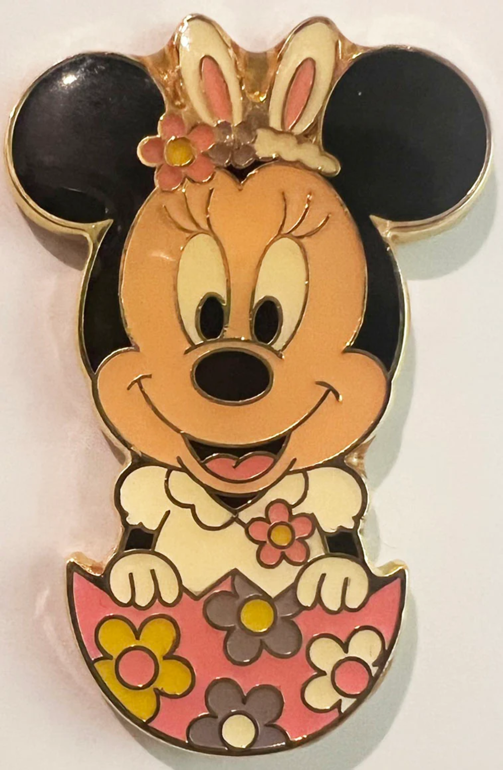 Minnie Mouse Easter Bunny Egg Game Prize TDS Japan Disney Pin S01 | eBay