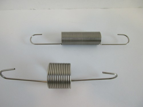 DUAL CHROME THROTTLE RETURN SPRING SET HOT ROD RAT ROD STREET ROD # ...