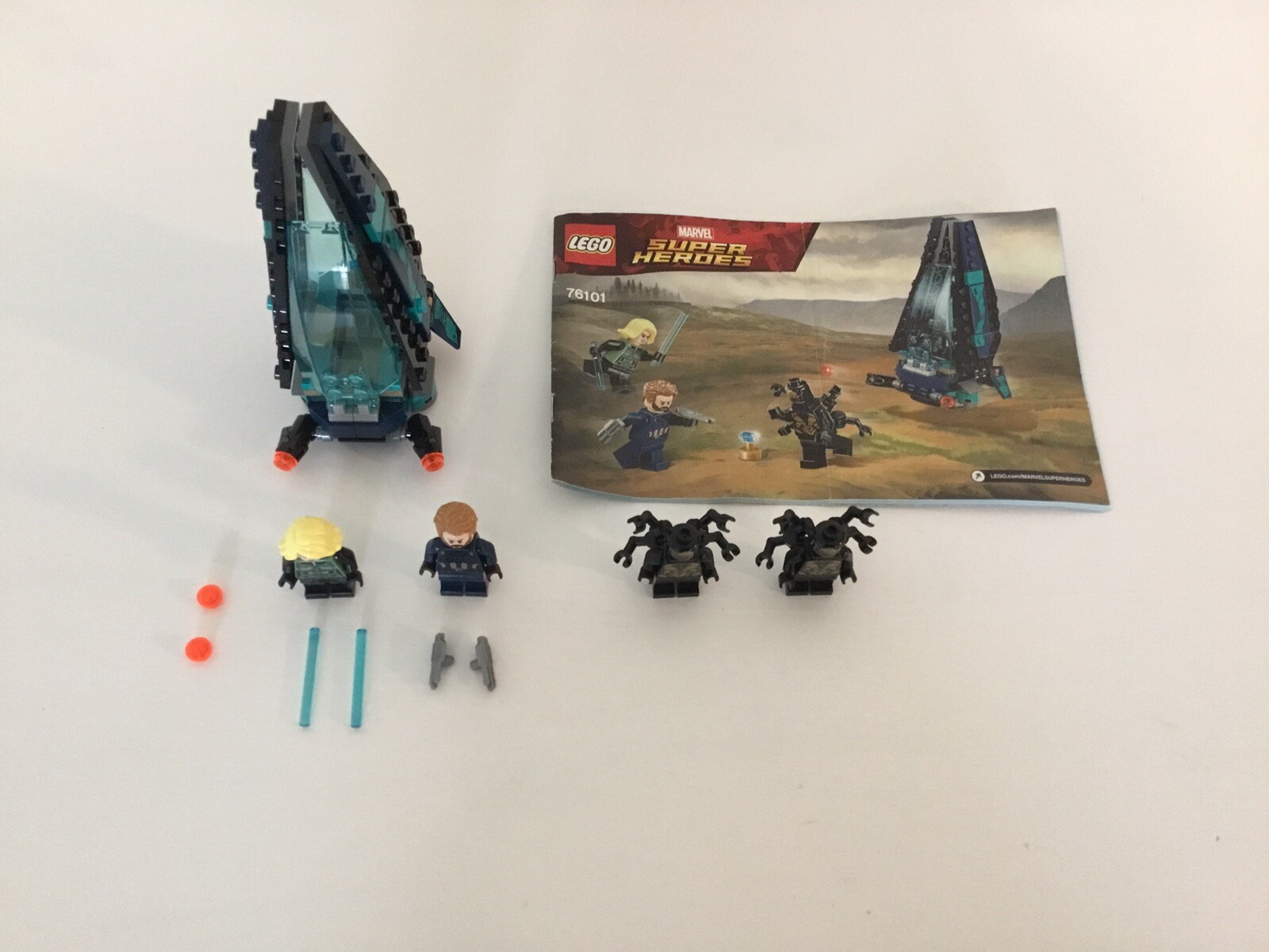 LEGO Marvel Super Heroes: Outrider Dropship Attack - 76101 - Complete w ...
