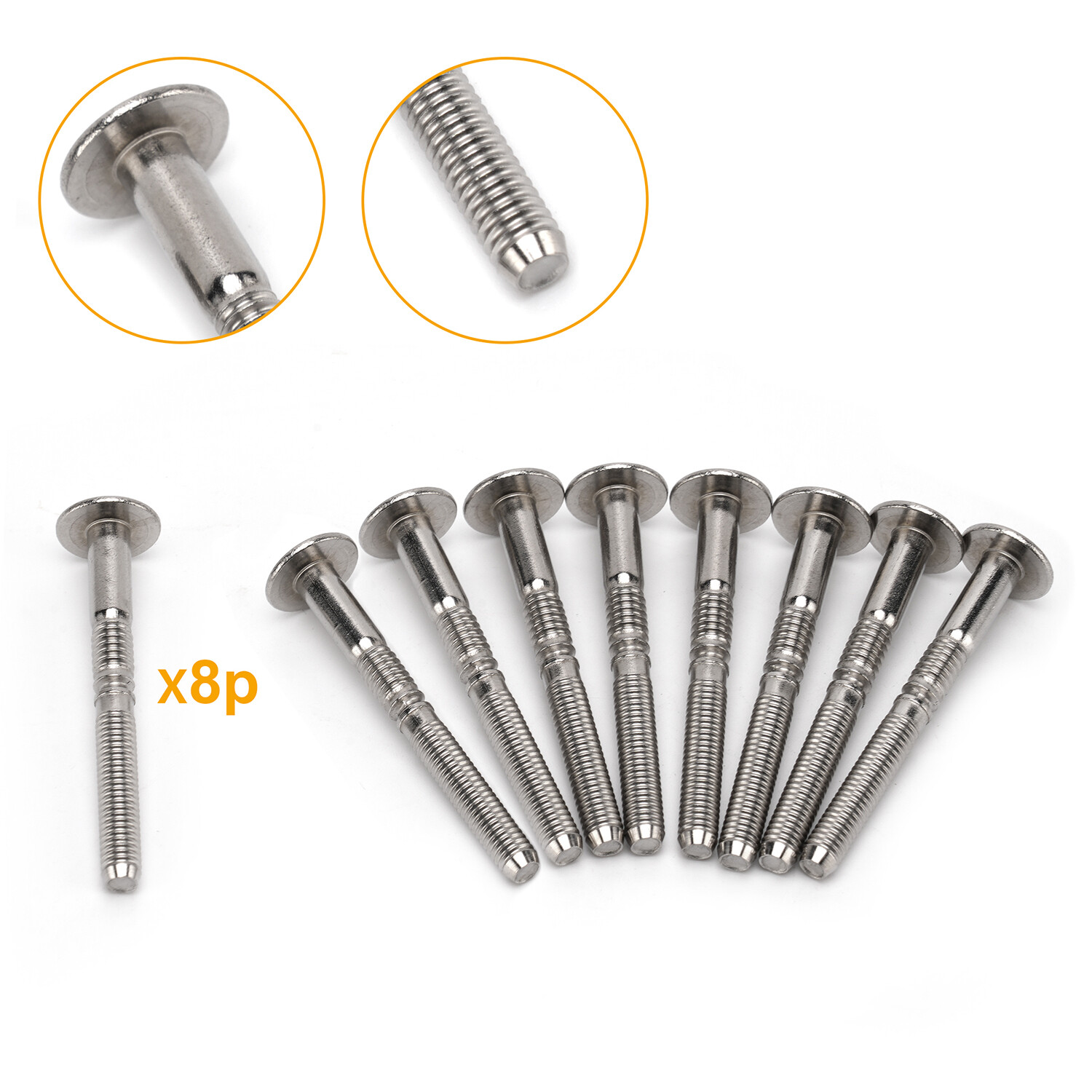 For Peterbilt 379 Front Grill Huck Rivet Kit Stainless Steel | eBay