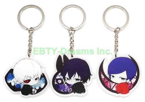 Set of 3 Tokyo Ghoul Anime Acrylic Keychain Ken Kaneki Ayato Kirishima ...