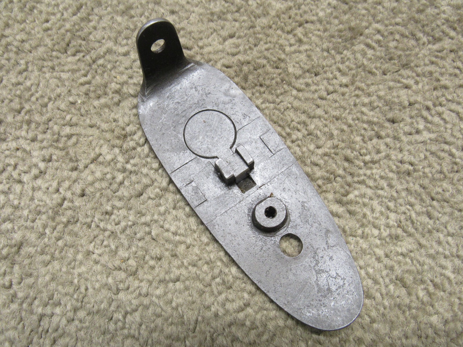 US 1903 Springfield Butt Plate Smooth Milled No Trapdoor Spring Or ...