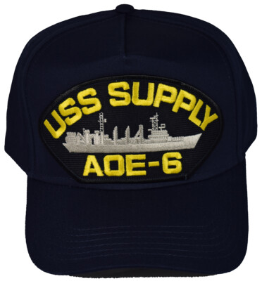USS SUPPLY AOE-6 HAT - NAVY BLUE - Veteran Owned Business | eBay