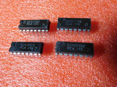 Lot of 4: RCA CD4054B (CD4054) DIP IC - NOS. USA Seller, fast ship! | eBay
