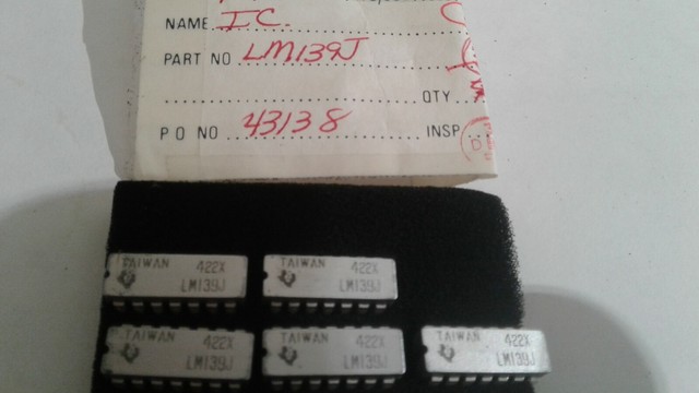 LM139J Texas Instruments TI Quad Comparator IC Ceramic - NOS for sale ...