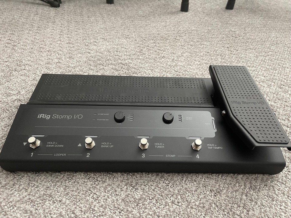 Ik Multimedia IRig Stomp I/O. Pedalboard Controller/interface | eBay