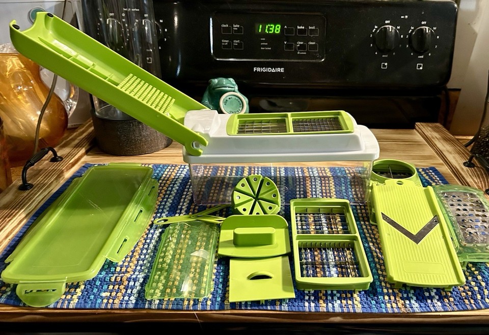 2014 Avon Mandolin Slicer 12 Piece All In One Food Prep Set -NEW | eBay