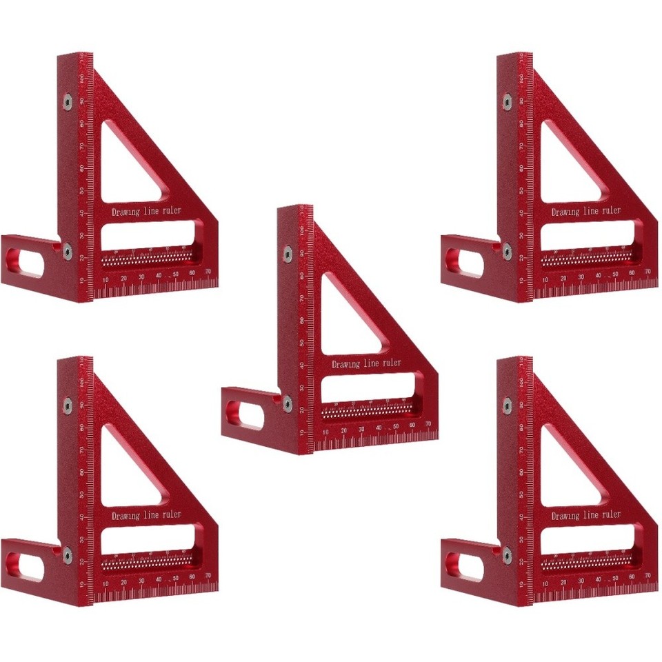 Woodworking Triangle Ruler Carpenters Square Multi-functional Right ...