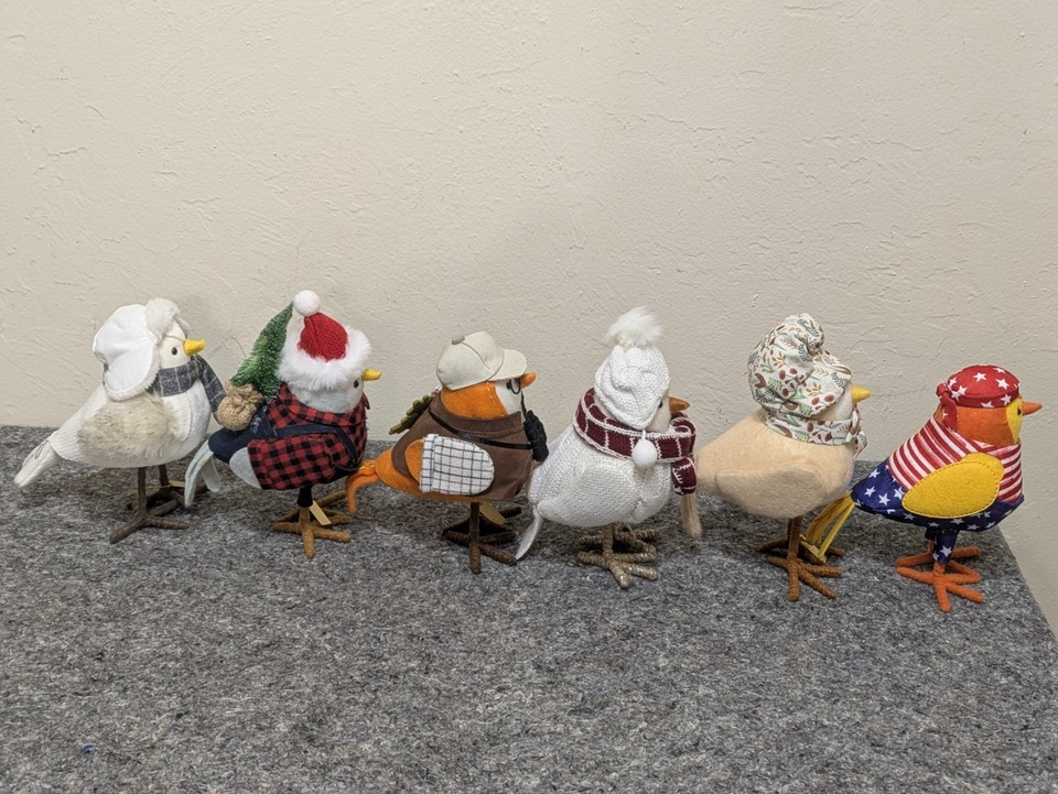 Target Wondershop Lot of 6 Featherly Friends 2018-2022 Spritz Fall ...