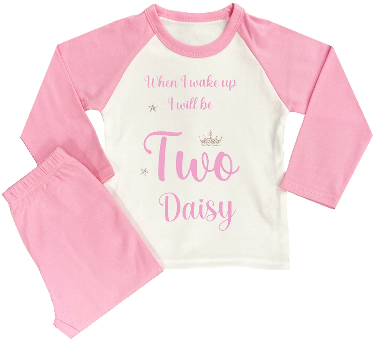 Personalised Birthday Pyjamas Girl When I Wake Up I Will Be One 6 ...