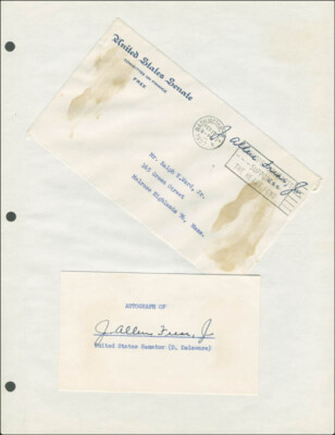 J. ALLEN FREAR JR. - SIGNATURE(S) | eBay