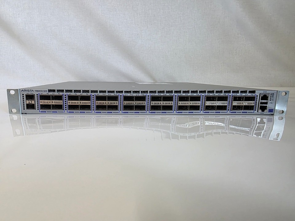 Arista DCS-7060CX-32S-R 32 Port QSFP 100G 2 SFP 10G R-F Airflow Network ...