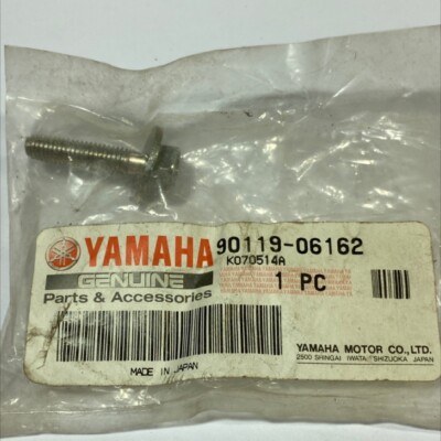QTY 2 New OEM Yamaha Bolt with Washer 90119-06162-00 | eBay