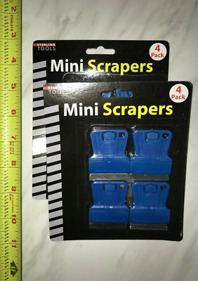 Blue Scrapers Mini 4PK Standard Blade Hardware Blister Card - 2 Packs ...